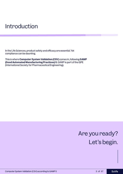 Computer System Validation According to GAMP 5 - Handbook | Scilife