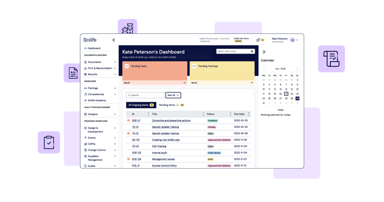 Scilife Integrations | Scilife QMS